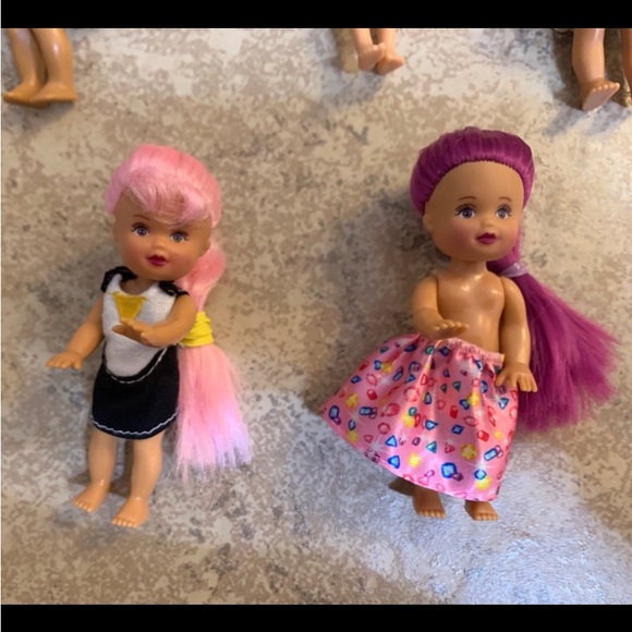 Mattel | Toys | Mattel Kelly Dolls 5 Five Mini Dolls 4 Barbie | Poshmark